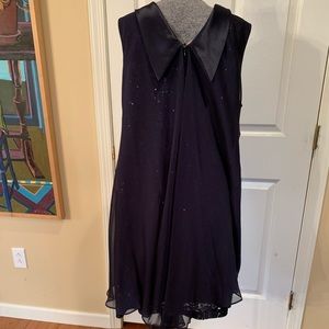 SLNY | Dresses | Navy Blue Cocktail Dress By Slny Size 6w | Poshmark